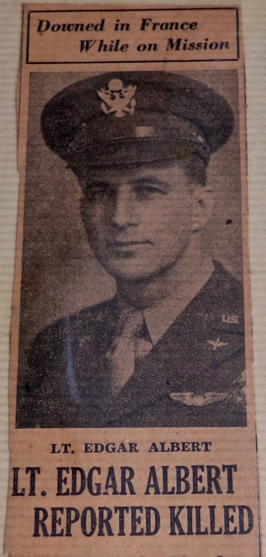 Albert, Edgar J. – ww2 Europe